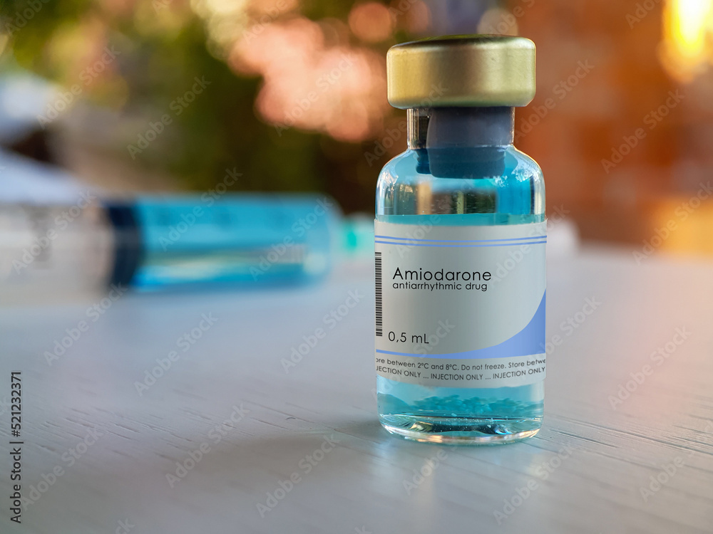 Amiodarone injection syringe Stock Photo | Adobe Stock