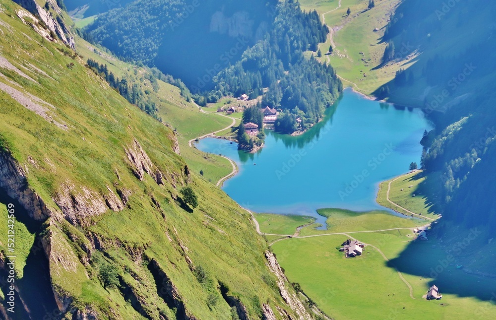 Seealpsee, Alpstein, Appenzellerland, Ostschweiz Stock Photo | Adobe Stock