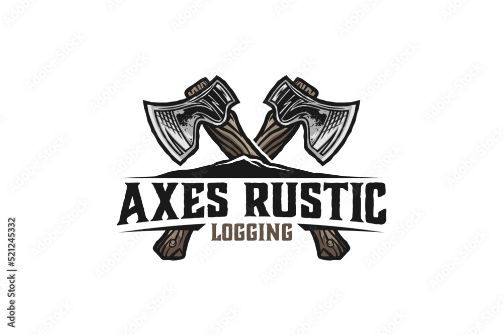 Forestry Logging Logo