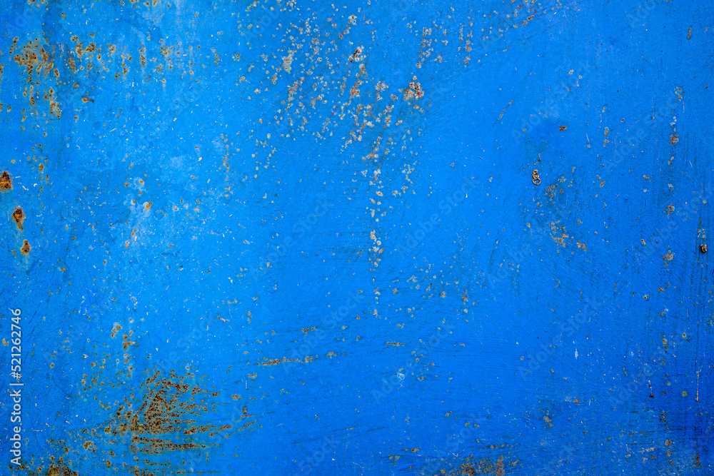 old blue metal sheet with rust background Stock Photo | Adobe Stock