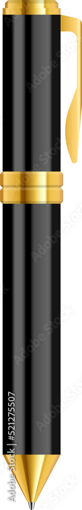 Realistic pen and pencil clip art Stock Illustration | Adobe Stock