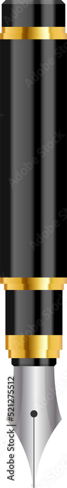 Realistic pen and pencil clip art Stock Illustration | Adobe Stock