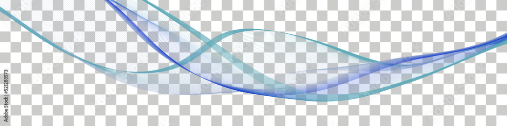 Teal blue swirl wave, abstract swoosh, flowing sea wate, flying air ...