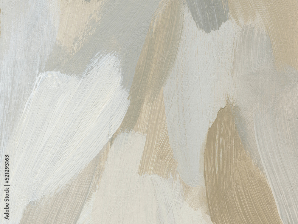 Abstract art background in neutral colors and hand painted acrylic ...