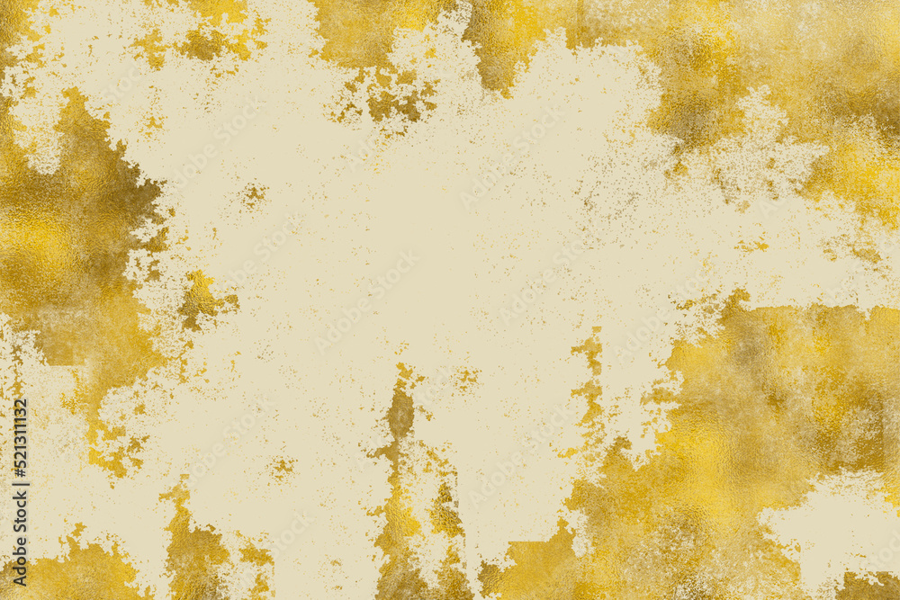 Gold Grunge Texture with distressed effect. Gold grunge wall texture ...