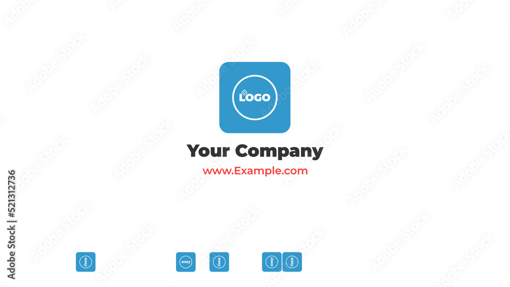 Simple Logo Opener Stock Template | Adobe Stock