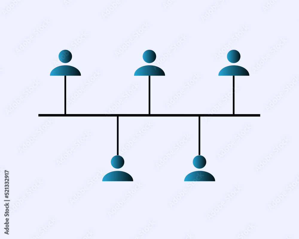 vector illustration of user version network topology, ring topology ... vector illustration of user version network topology, ring topology ...