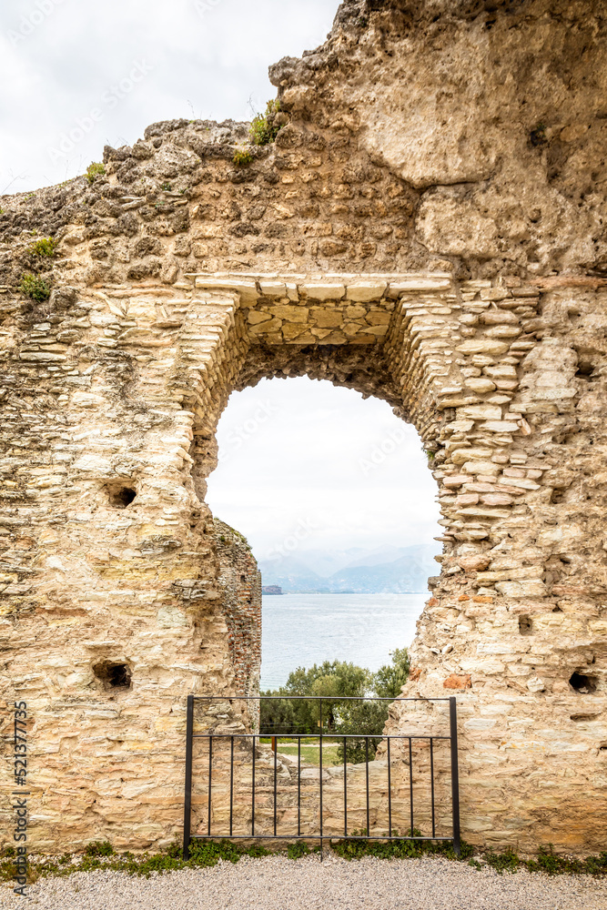 The Grottoes of Catullus, an archeological excavation site of an old ...
