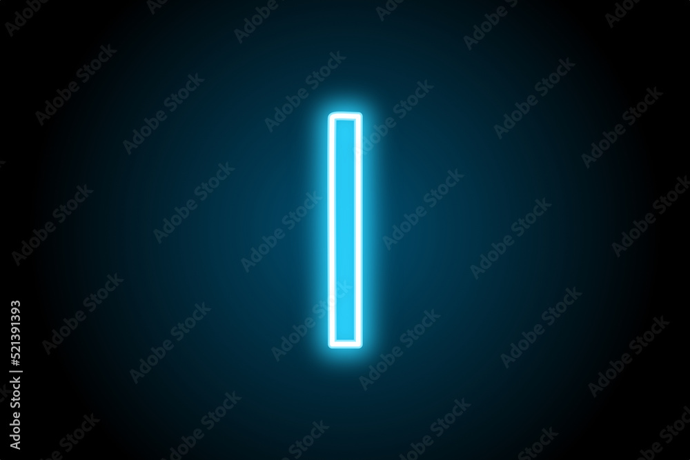 Isaz is viking norse nordic rune glowing neon symbol Stock Illustration ...