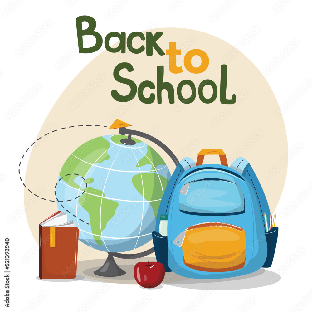 Education, knowledge, study concept illustration in flat cartoon style ...