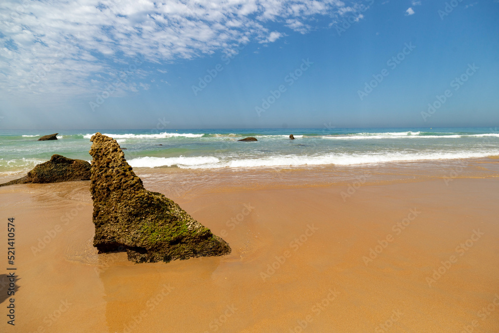 playas y calas del mar Mediterraneo en Conil de Frontera en Cadiz ...