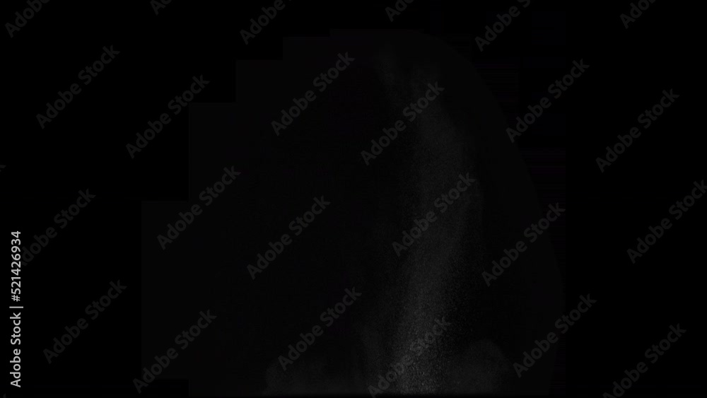 Fountain of Soil from a Bullet Hit. A column of soil and dust rises ...