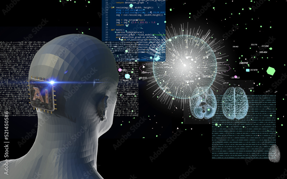 AI chip, Machine learning, artificial intelligence, ai, deep learning blockchain neural network ...