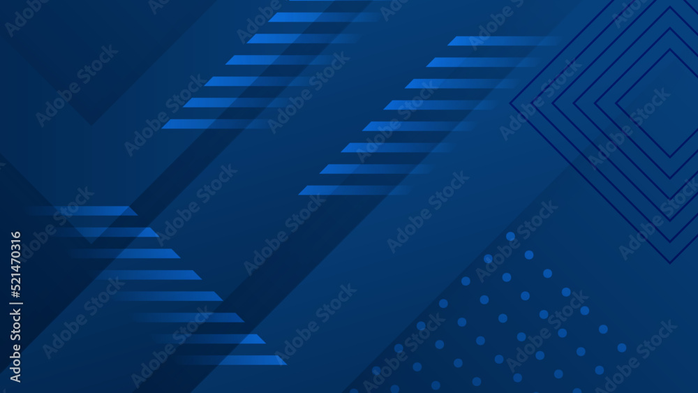 Modern professional blue vector abstract technology business background ...