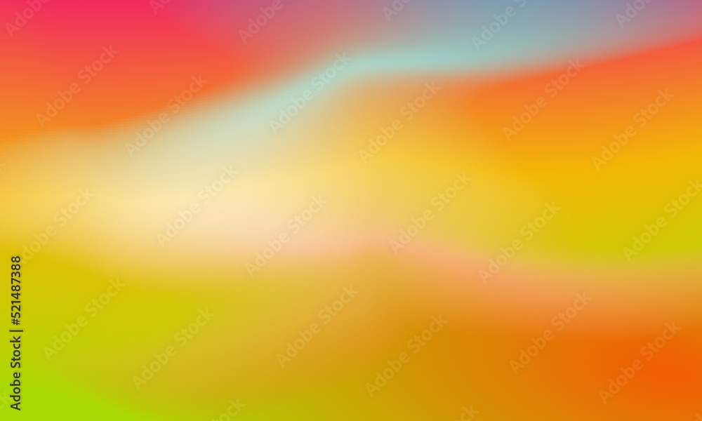 Beautiful gradient background blue, yellow and red smooth and soft ...