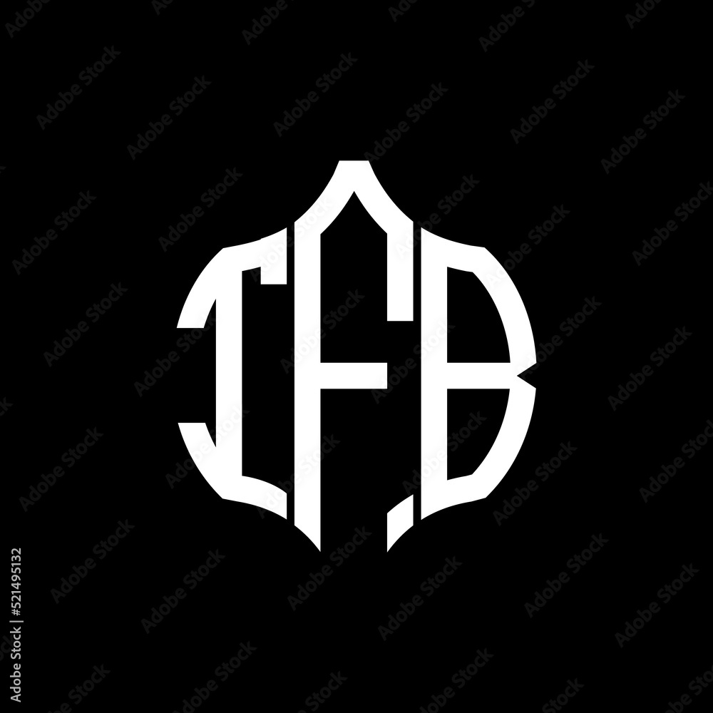 TFB letter logo. TFB best black background vector image. TFB Monogram ...