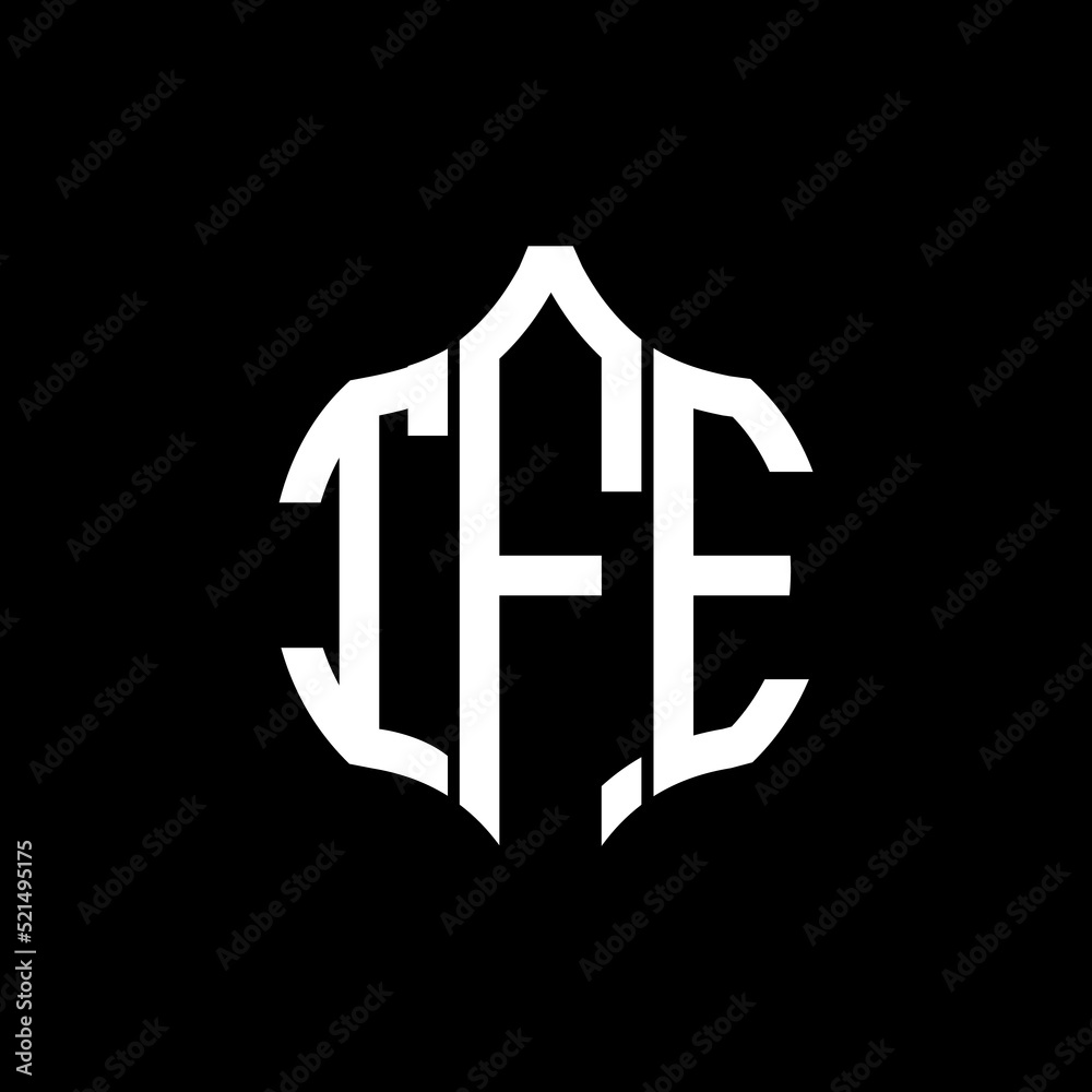 TFE letter logo. TFE best black background vector image. TFE Monogram ...