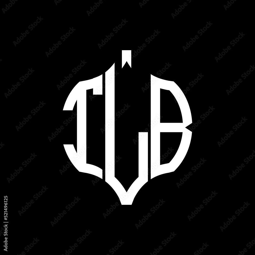 TLB letter logo. TLB best black background vector image. TLB Monogram ...