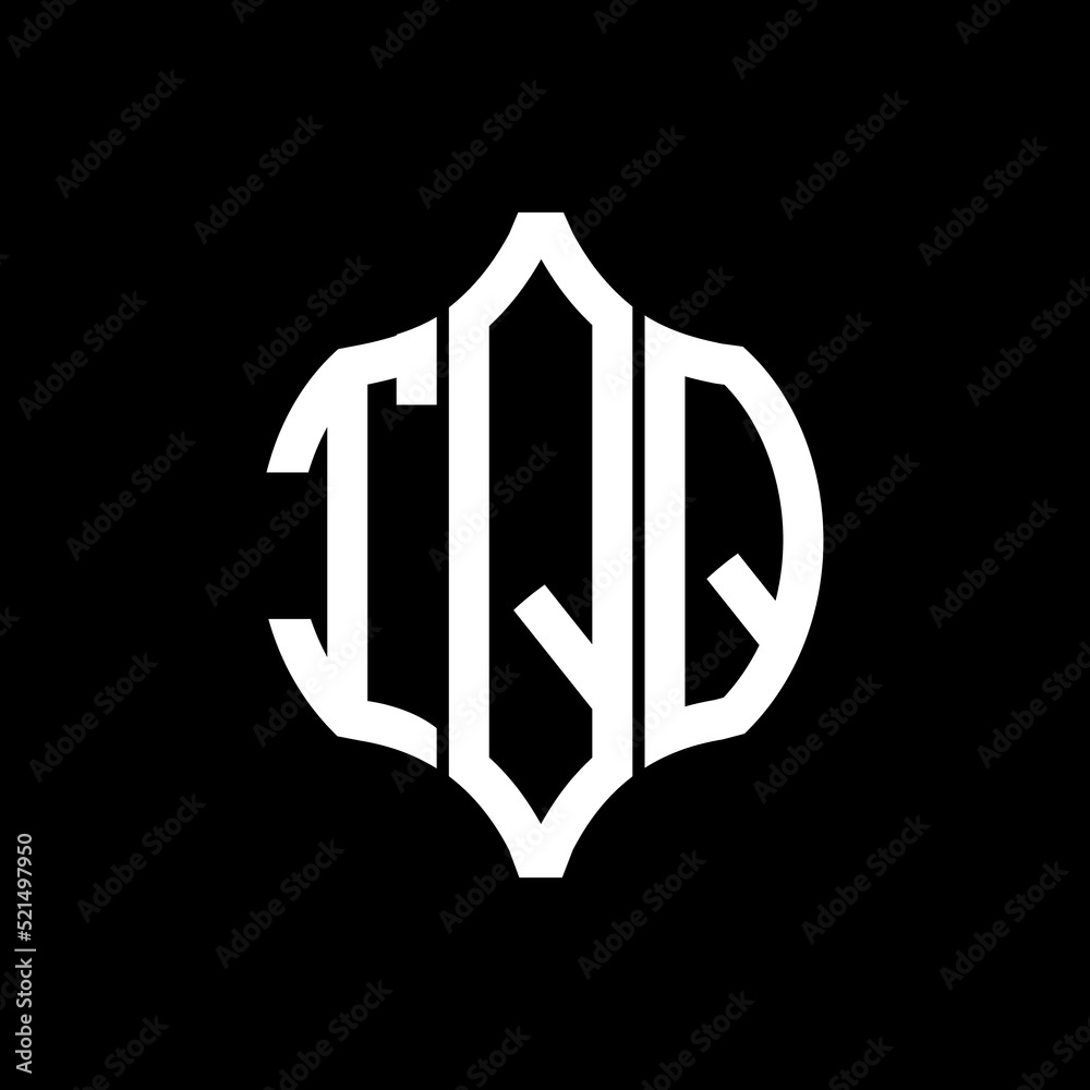 TQQ letter logo. TQQ best black background vector image. TQQ Monogram ...
