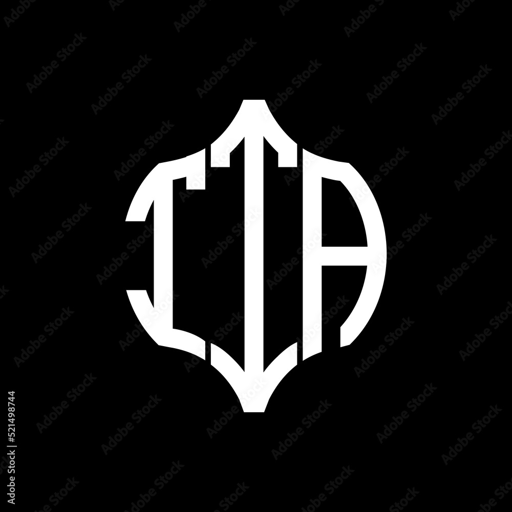 TTA letter logo. TTA best black background vector image. TTA Monogram ...