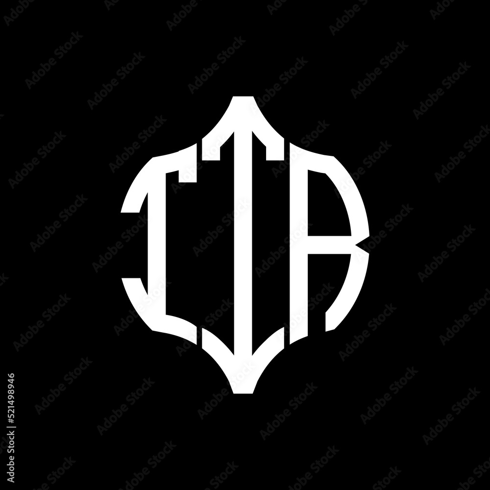 TTR letter logo. TTR best black background vector image. TTR Monogram ...