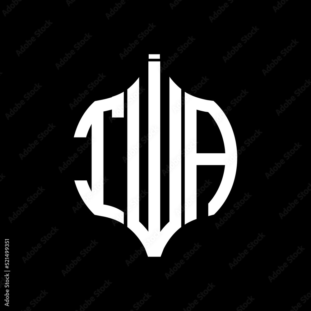 TWA letter logo. TWA best black background vector image. TWA Monogram ...