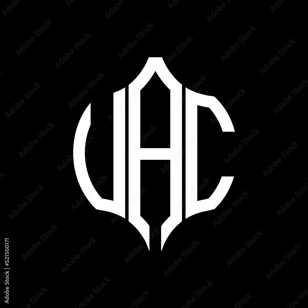 JAC letter logo. JAC best black background vector image. JAC Monogram ...
