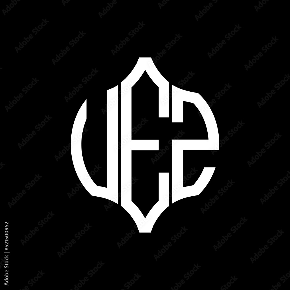 VFZ letter logo. VFZ best black background vector image. AVEZ letter ...
