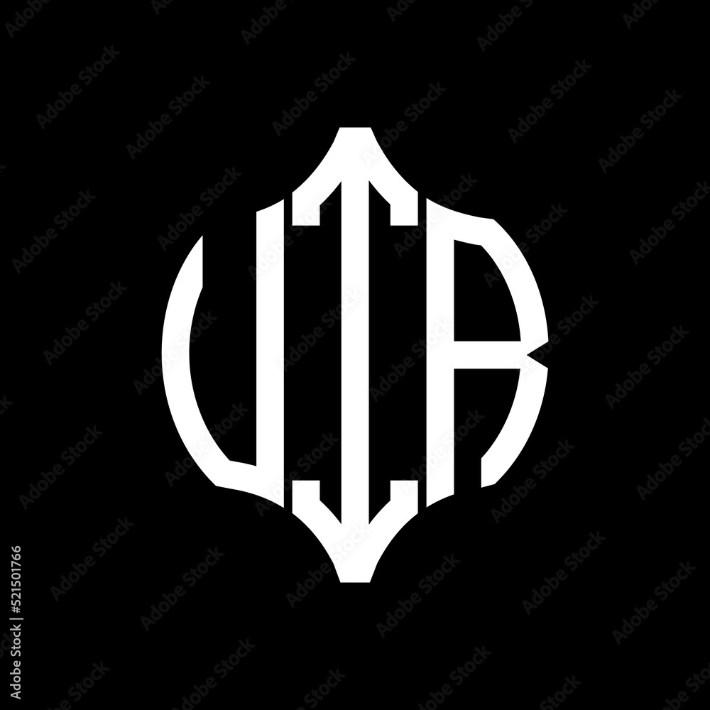 VIR letter logo. VIR best black background vector image. VIR Monogram ...