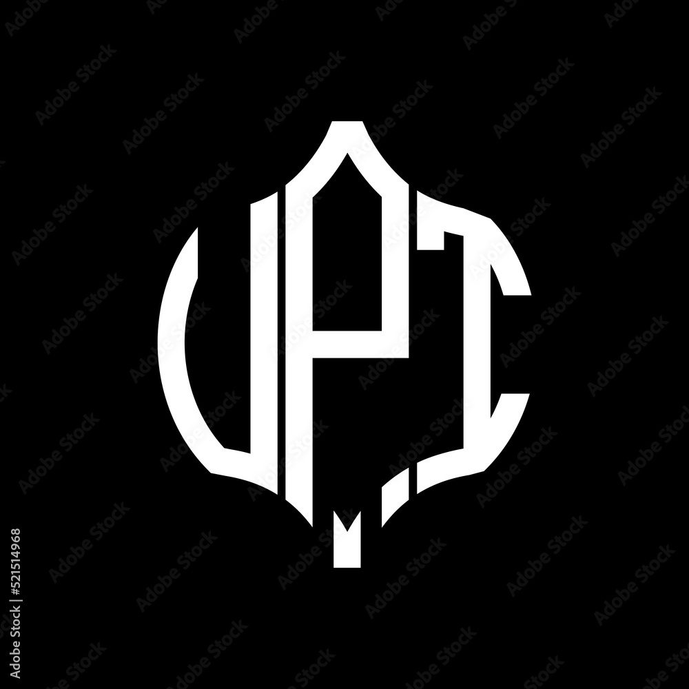 VPT letter logo. VPT best black background vector image. VPT Monogram ...