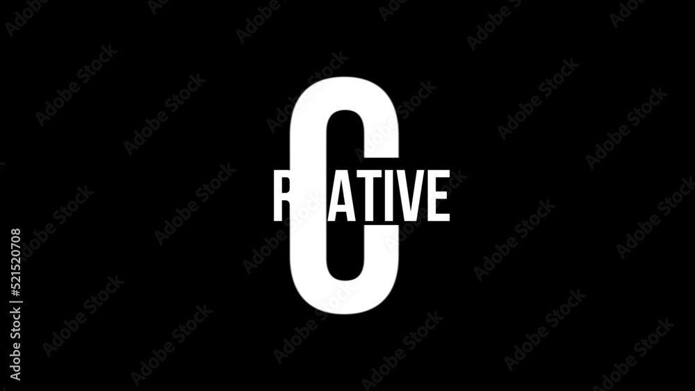 Creative Modern Animation Text Stock Template | Adobe Stock