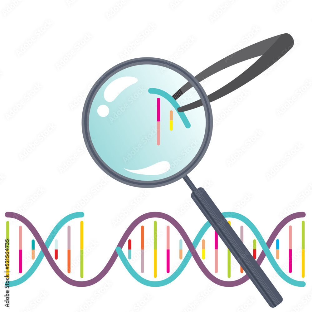 Gene Editing vector illustration Stock Vector | Adobe Stock