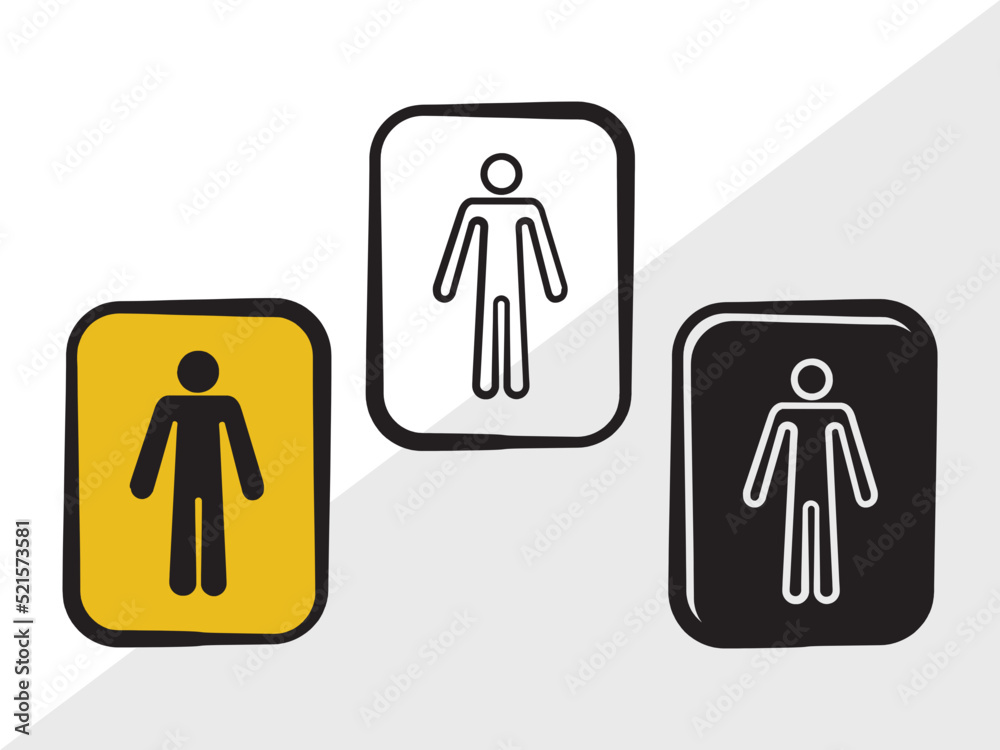 Toilet Sign SVG | Bathroom Sign Svg | Restroom Sign Svg | Bathroom Svg ...