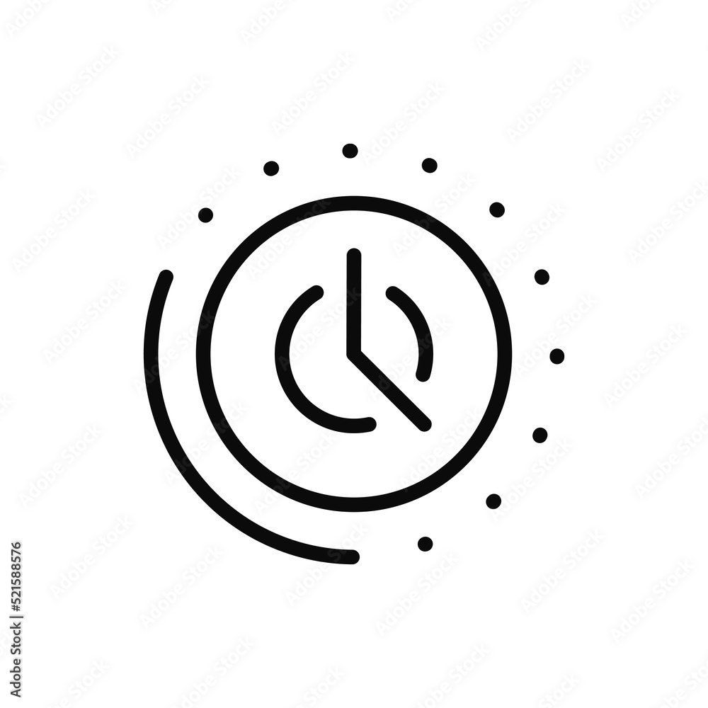 Speed clock icon vector png isolated on white background. Easily ...