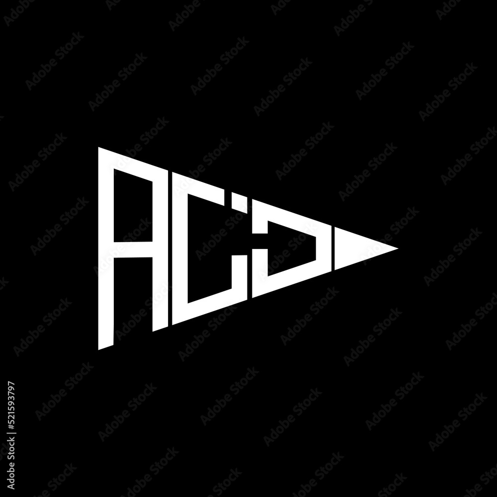 ALD letter initial creative logo design template vector illustration ...