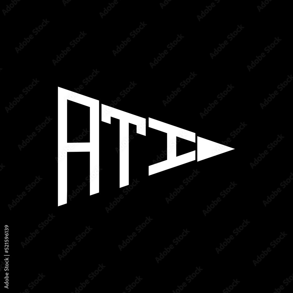 ATI letter initial creative logo design template vector illustration ...