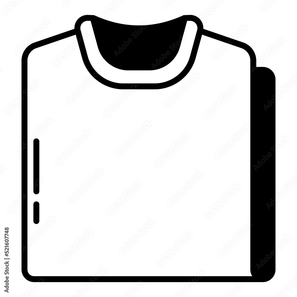 folded clothes illustration Stock Vector | Adobe Stock