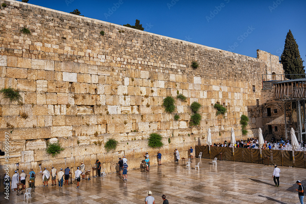 Holy Land of Israel. Jerusalem, Western Wall. Stock Photo | Adobe Stock