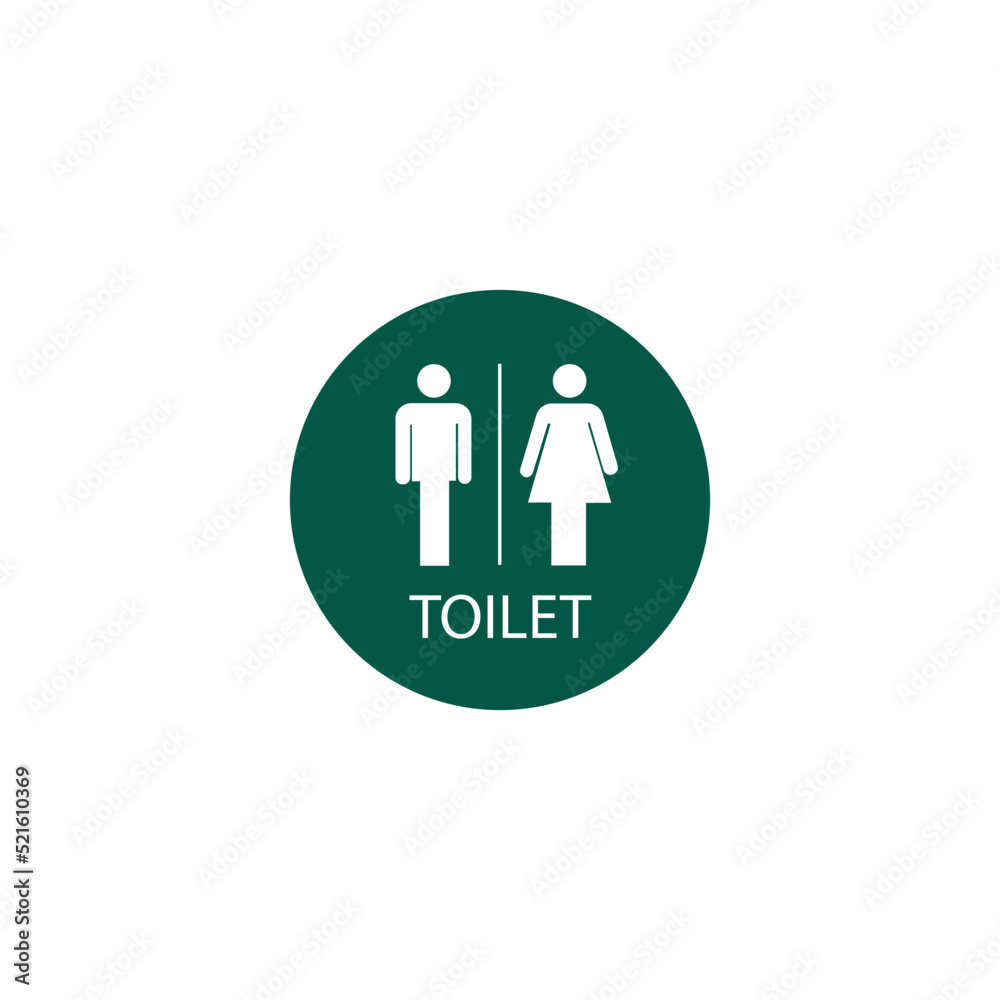 toilet signs logo Stock Vector | Adobe Stock