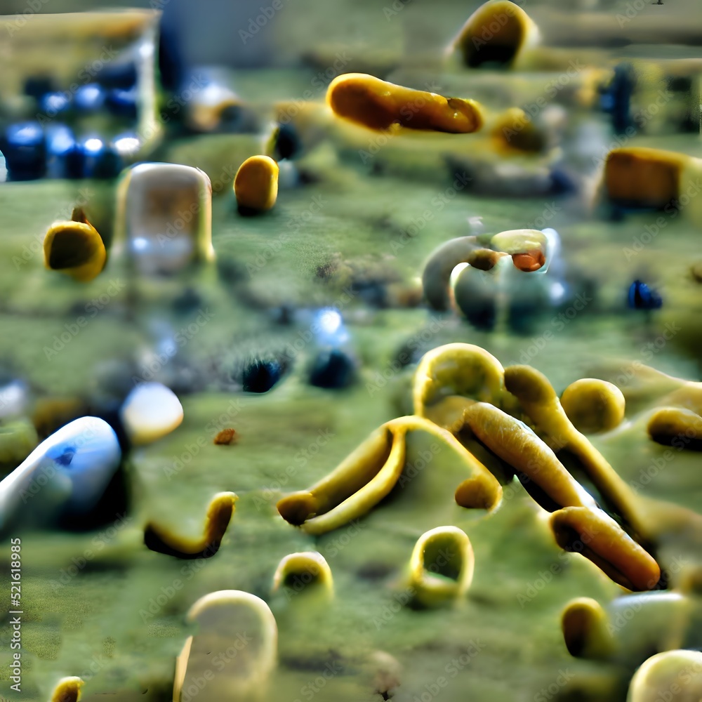 Scientific image of bacteria Citrobacter, Gram-negative bacteria ...