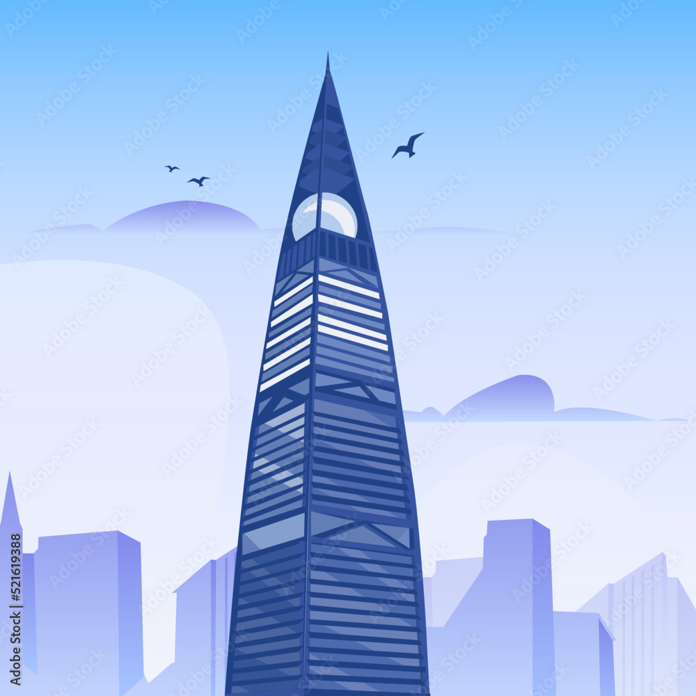 Modern Saudi Arabia Skyline Building. Vector illustration. Abstract ...