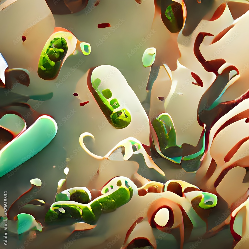 Scientific image of bacteria Citrobacter, Gram-negative bacteria ...