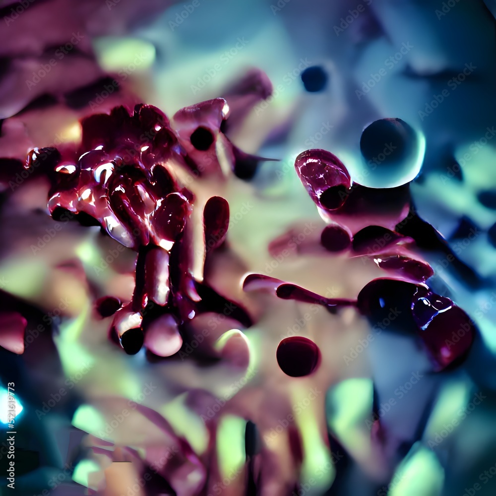 Scientific image of bacteria Citrobacter, Gram-negative bacteria ...