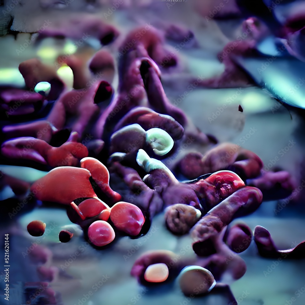 Scientific image of bacteria Citrobacter, Gram-negative bacteria ...