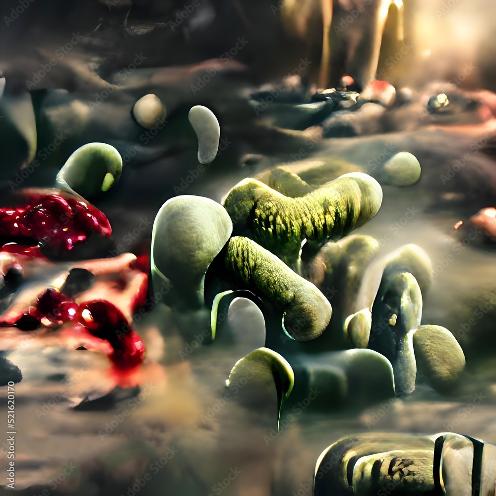 Scientific image of bacteria Citrobacter, Gram-negative bacteria ...