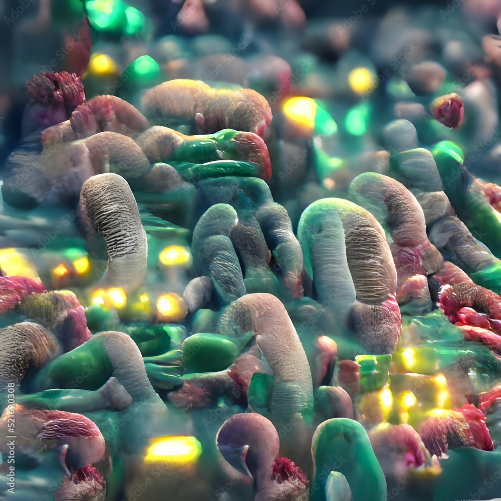 Scientific image of bacteria Citrobacter, Gram-negative bacteria ...