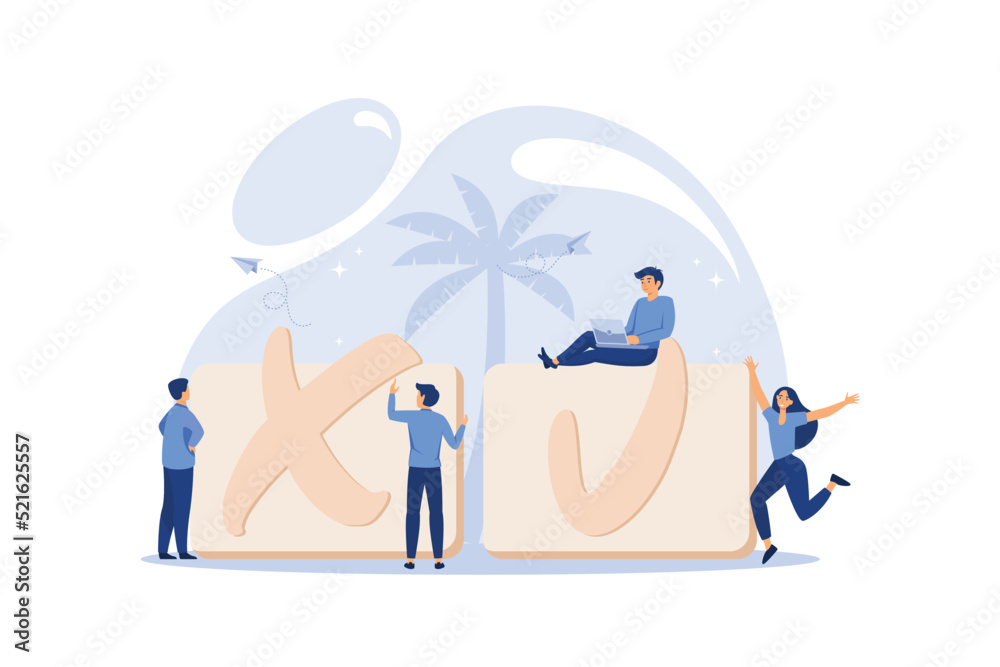 filling completed not completed, marking important dates and tasks ...