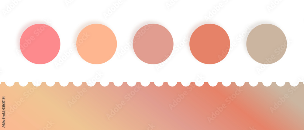 Sci- fi mystical light aesthetic color palette for web, illustration ...
