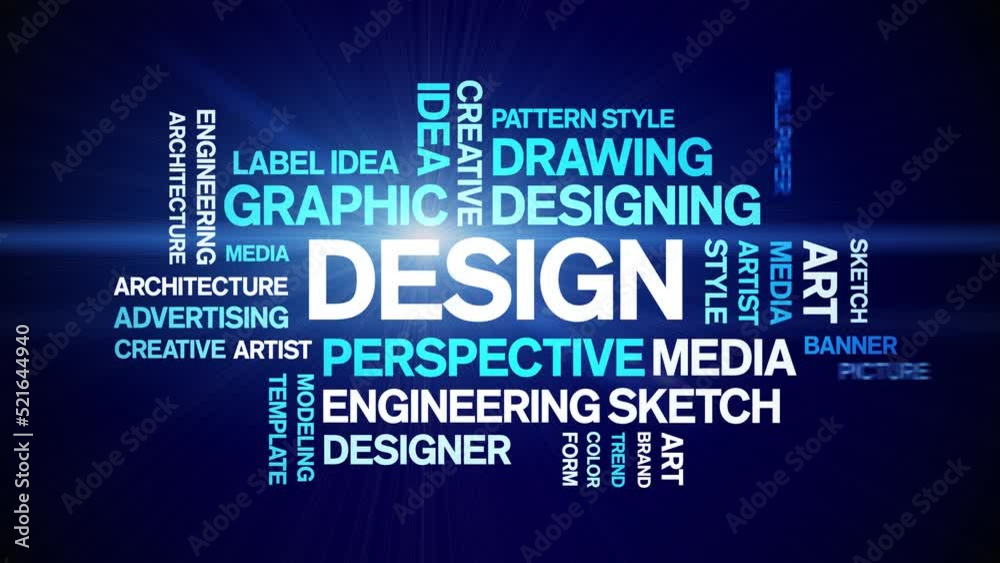 Design Animated tag word cloud;text animation kinetic typography ...