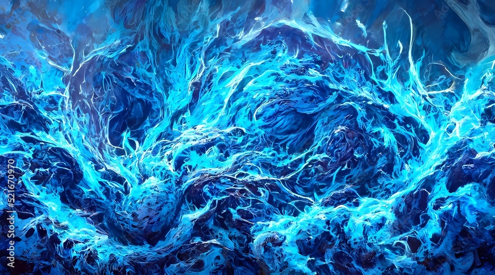 Blue Digital Wallpaper wallpaper illustration Stock Illustration ...